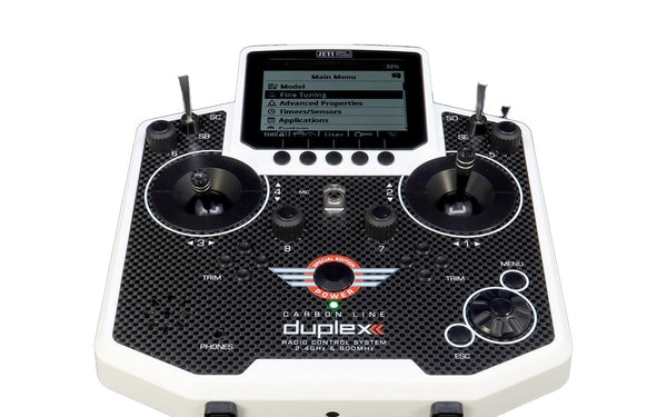 Jeti Duplex DS-12 Special Edition Carbon White 2.4GHz/900MHz w/Rx REX ...