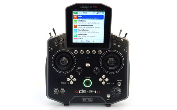 Jeti Duplex DS-24G2 2.4GHz/900MHz NG GRAY LACQUER w/REX 12 ASSIST and ...