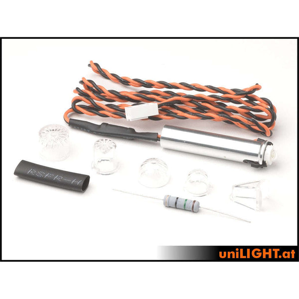 10mm PIN Strobe Light, 8x2W, T-Fuse - www.AeroPanda.com
