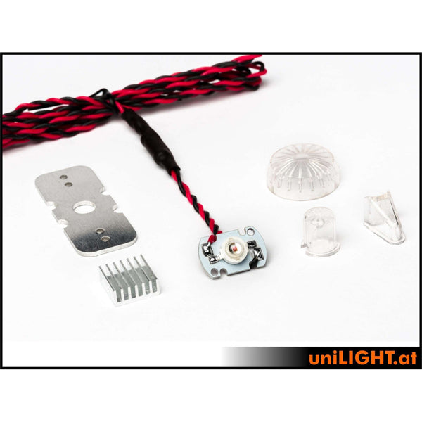 10,24mm ROUND Strobe Light, 8W - www.AeroPanda.com