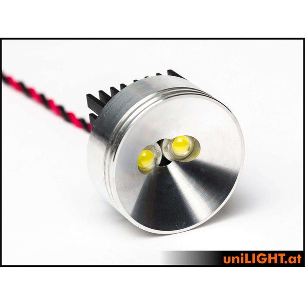 30mm Alu-Spotlight, 8Wx2, T-FUSE - www.AeroPanda.com