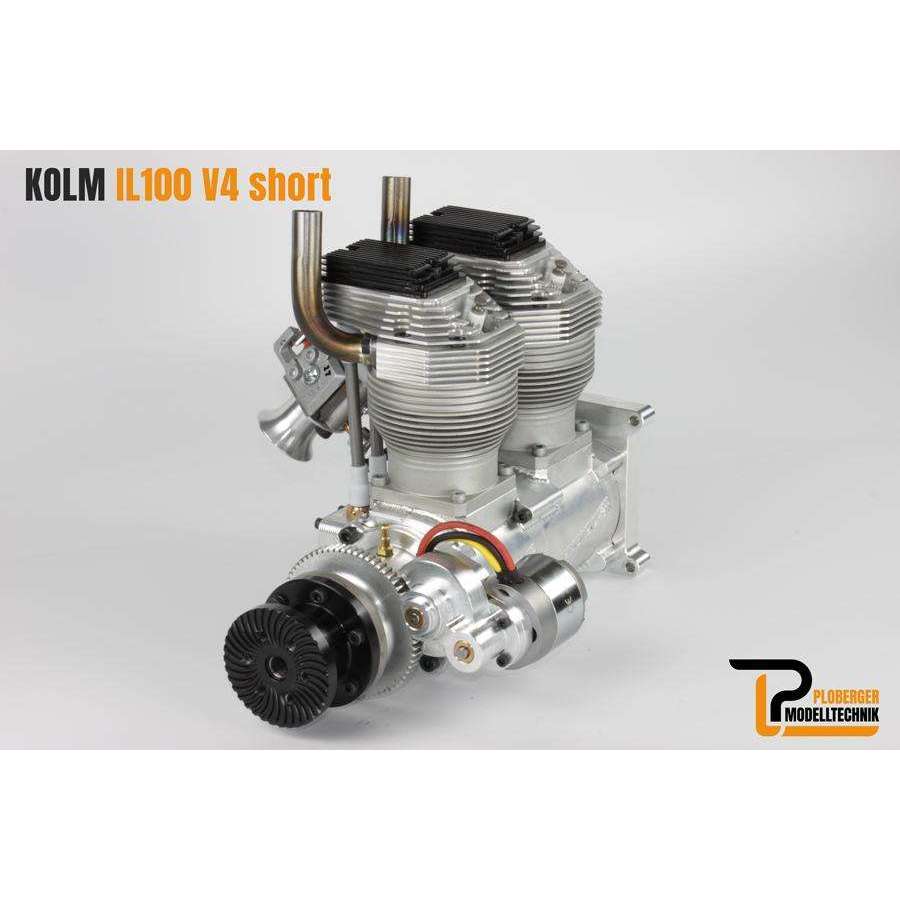 IL100 V4 inline engine 2 cylinder - www.AeroPanda.com