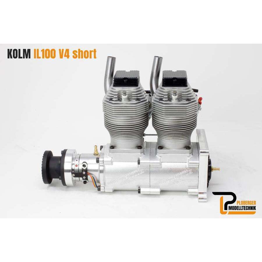 IL100 V4 inline engine 2 cylinder - www.AeroPanda.com