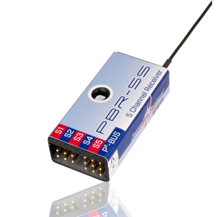 PBR-5S (5 Channel 2.4GHz Micro Receiver) - www.AeroPanda.com