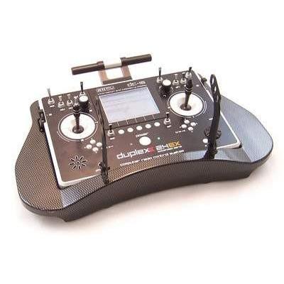 Jeti Transmitter Tray DC Carbon w/Brackets - www.AeroPanda.com